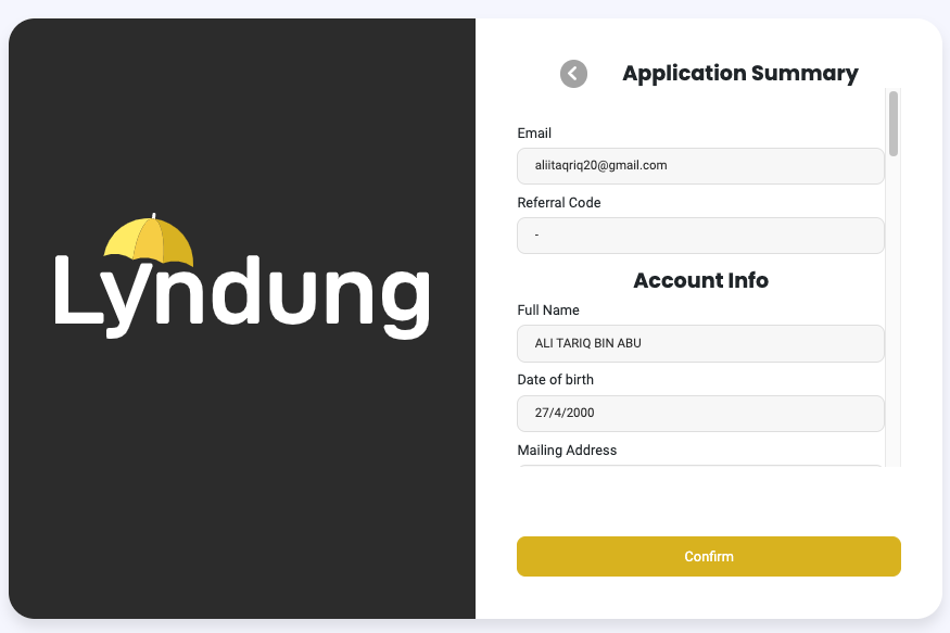 Lyndung | Panduan Pendaftaran Lyndung