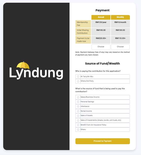 Lyndung | Panduan Pendaftaran Lyndung